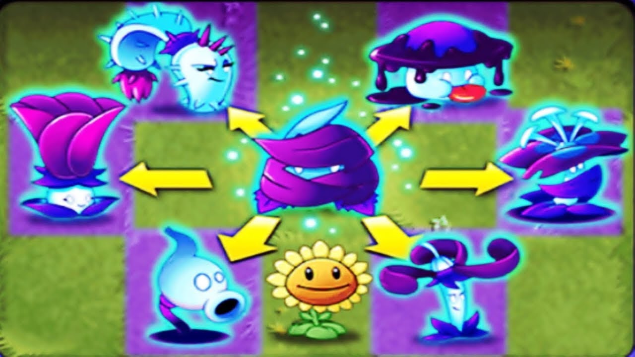 PvZ2 | All Shadow Plants Review + Gold Bloom Use | - YouTube
