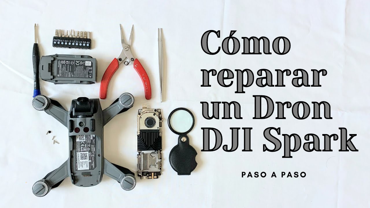 Cómo desmontar y reparar tu Dron DJI Spark - YouTube
