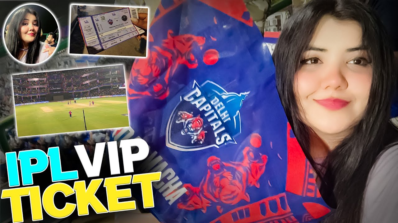 DC vs RR IPL CRICKET MATCH || VIP TICKETS ENTRY || ARUN JATLEY STADIUM ...