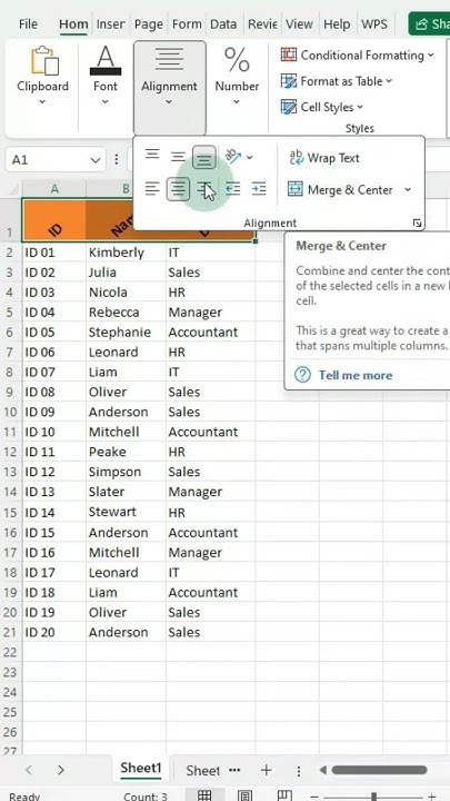 Create Diagonal header in Excel #shorts #excel - YouTube