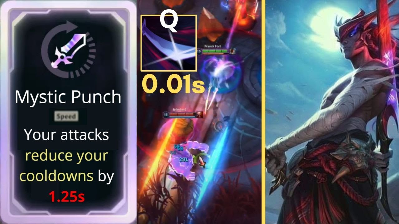 YONE MYSTIC PUNCH : 0,01s CD SUR LE Q - 2V2 Arena - YouTube