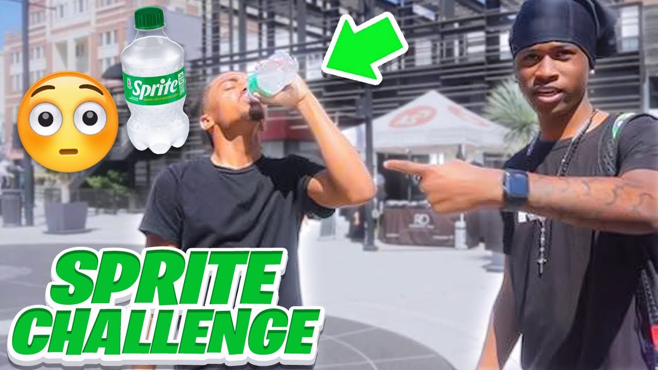 Sprite challenge on strangers In Atlanta - YouTube