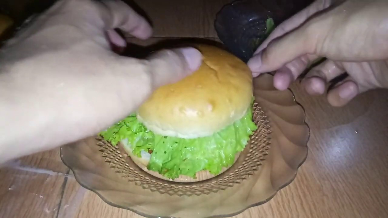 How to Make simple Hamburger/Cara membuat Hamburger sederhana - YouTube