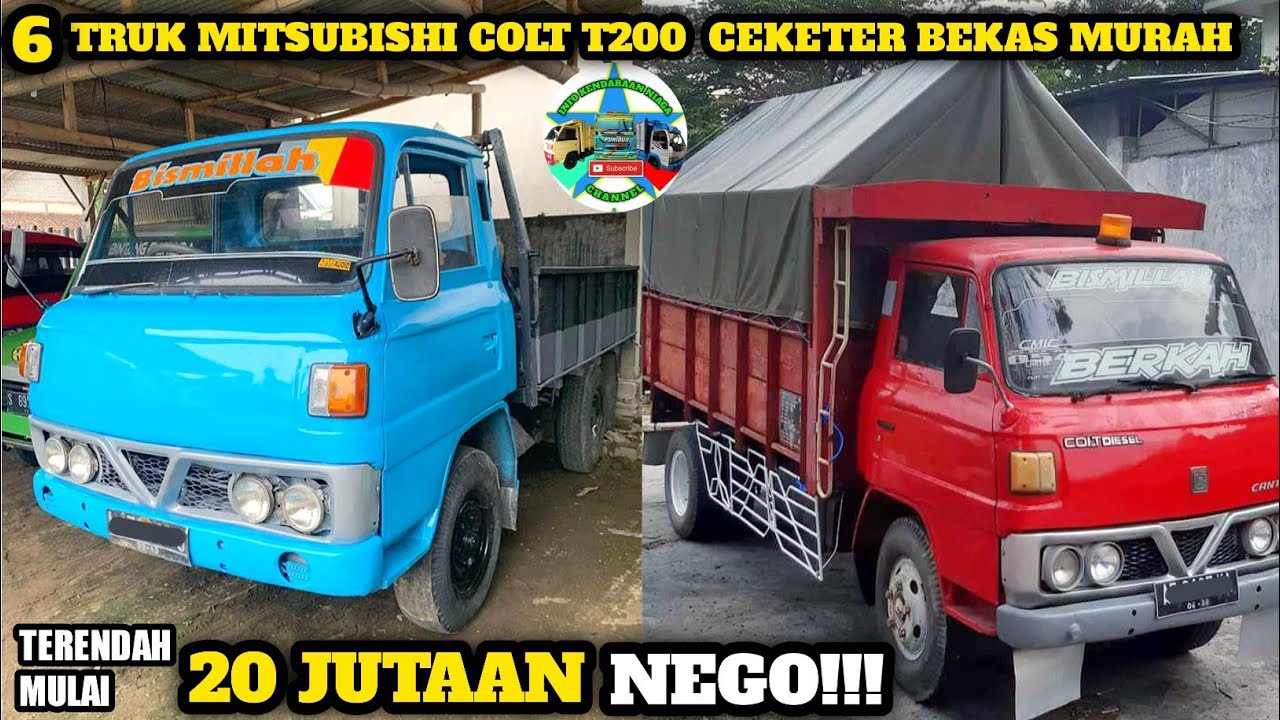 HARGA TRUK MITSUBISHI COLT T200 CEKETER MULAI 20 JUTAAN NEGO || UPDATE ...