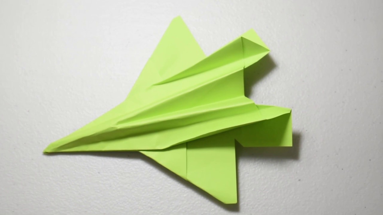 Oak-Scout| Origami F-22 Raptor| F-22 Fighter Jet| Jet folding Paper ...