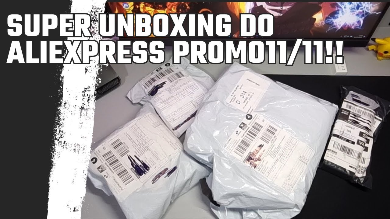 Super Unboxing do Aliexpress PROMO 11/11!! SEM TAXA.... - YouTube