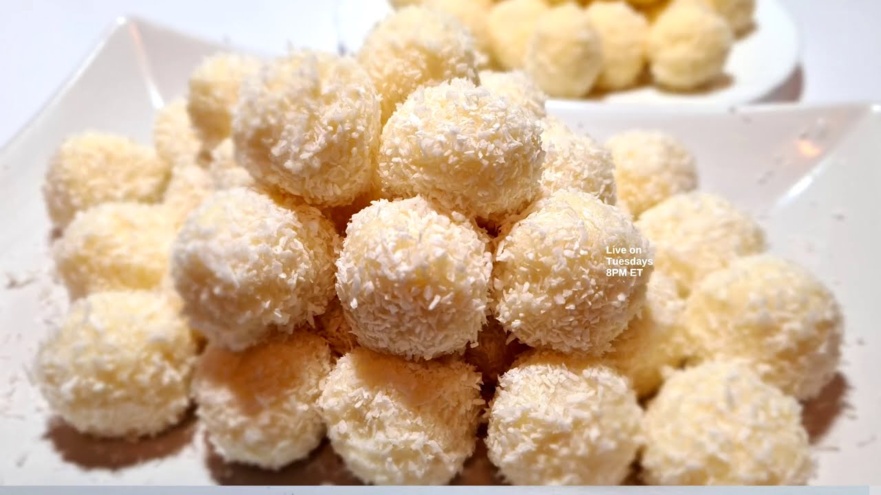 Bomboane Raffaello - 2 rețete extrem de ușor și rapid de făcut - YouTube