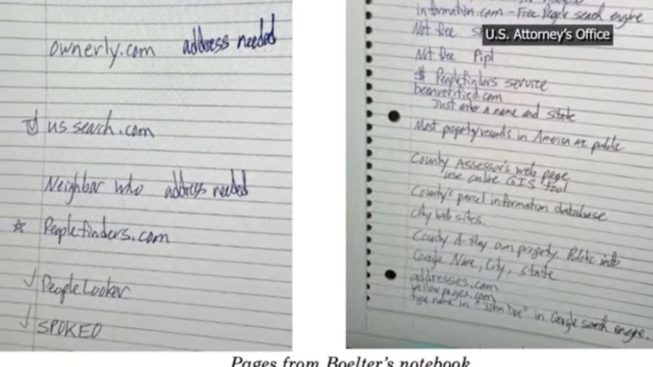 Police: Minnesota shooting suspect's notebook had names of other ...