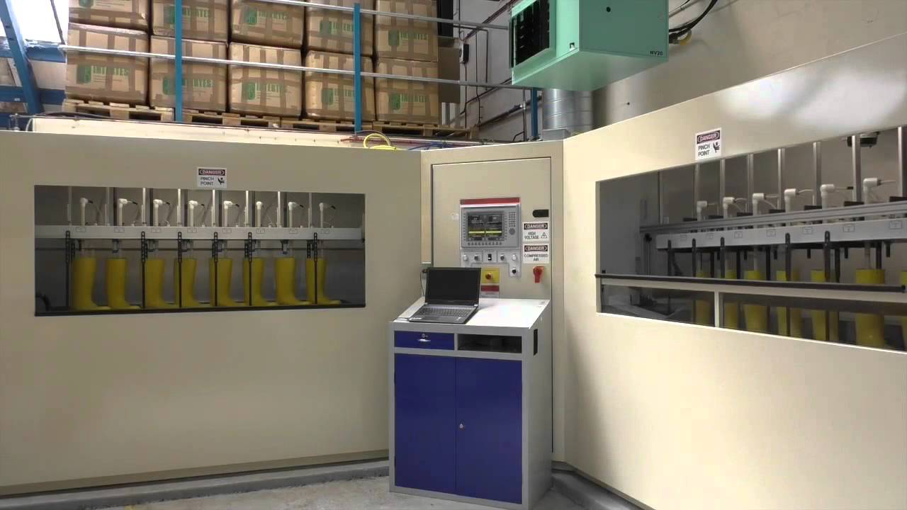 New automated dielectric boot testing machine - YouTube