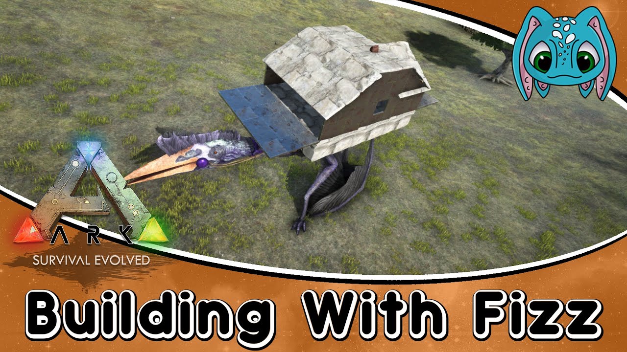 ARK:Survival Evolved Building w/ Fizz :: Small Quetzal House Build ...