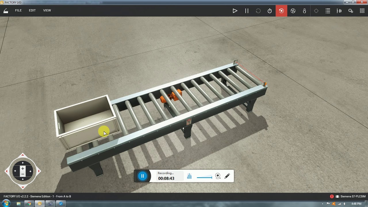 Factory I/O tutorial 1 Solution automation PLC - YouTube