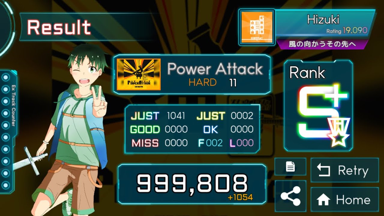 【TAKUMI³】 Power Attack [HARD 11] All Just!! (Max -2) - YouTube