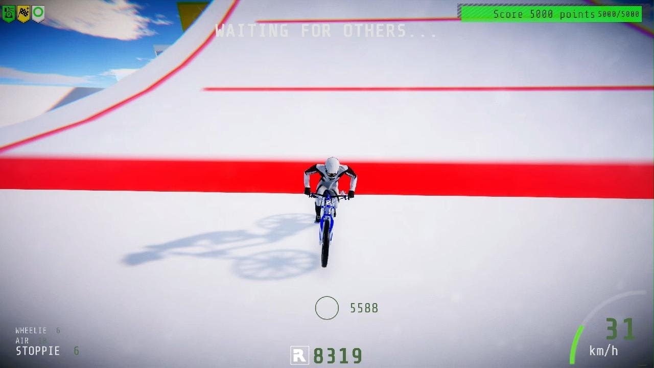 Descenders | Forest - Bonus Level (Mega Ramp) Main Objective - YouTube