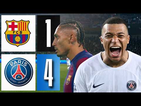 Barcelona 1-4 Paris Saint-Germain | UEFA Champions League Quarter-Final
