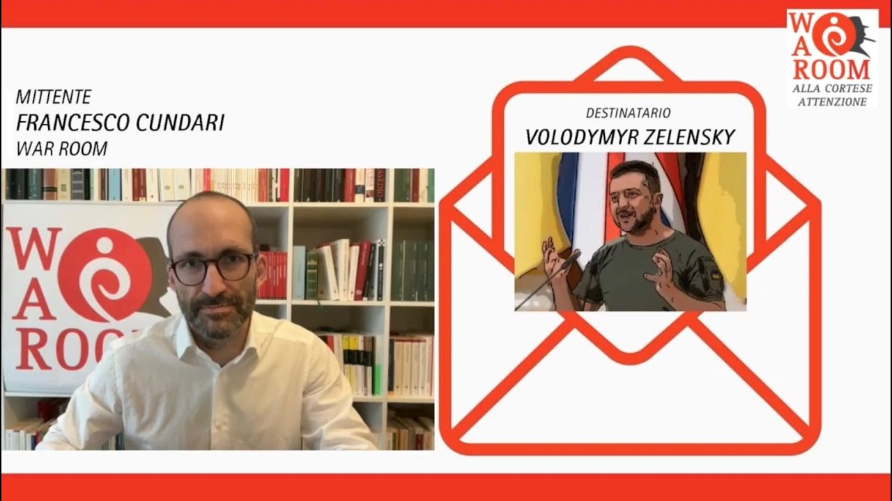 War Room Alla Cortese Attenzione - Francesco Cundari scrive a Volodymyr ...