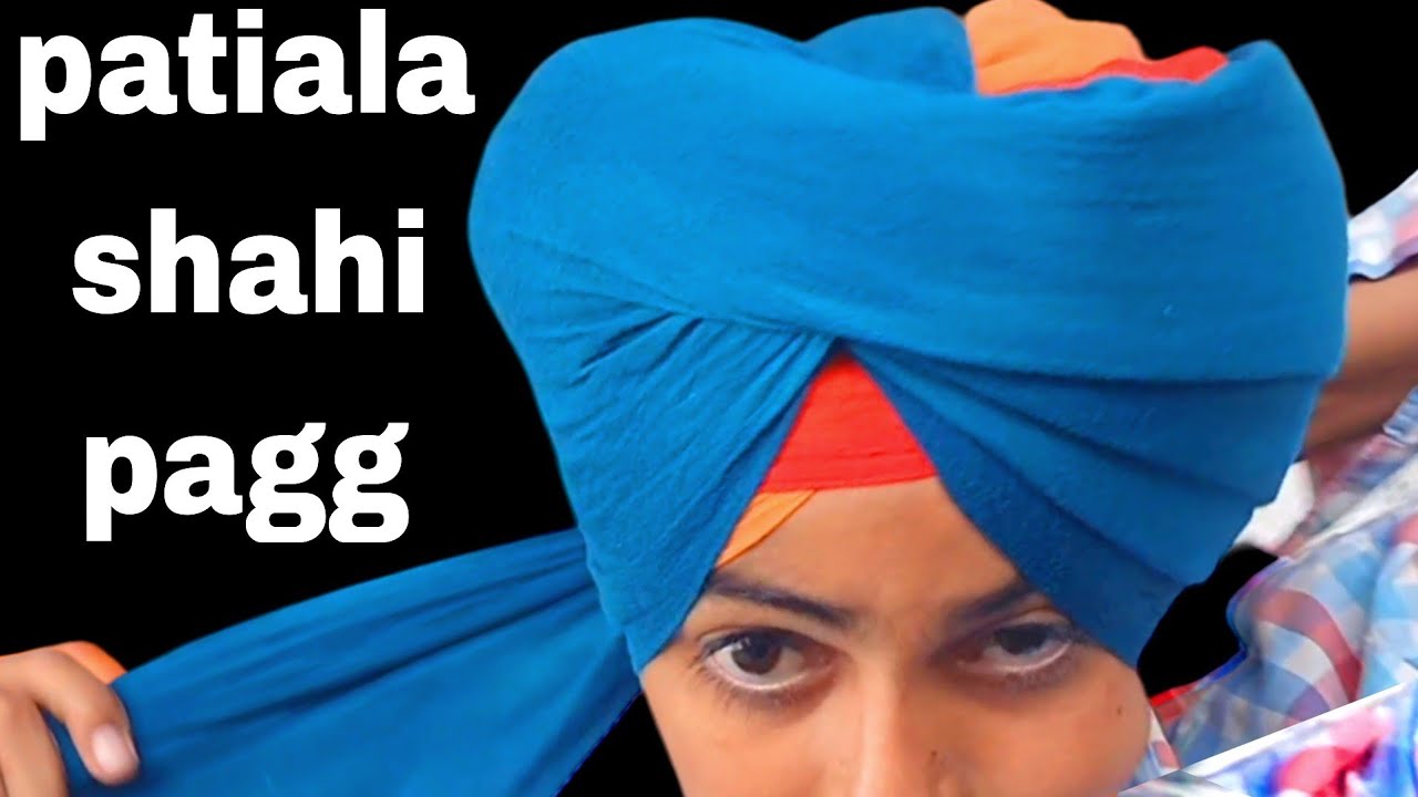 how to tie patiala shahi pagg | turban improvement - YouTube
