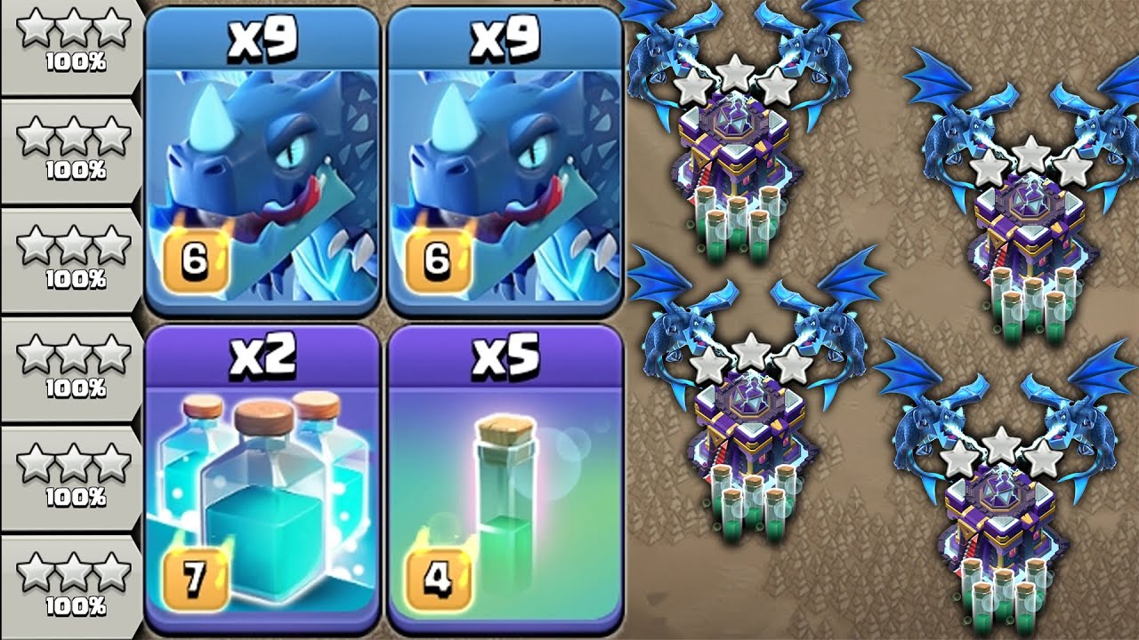 TH15 Electro Dragon Slap! 9 Electro Dragon + 5 Invisibility with Super ...