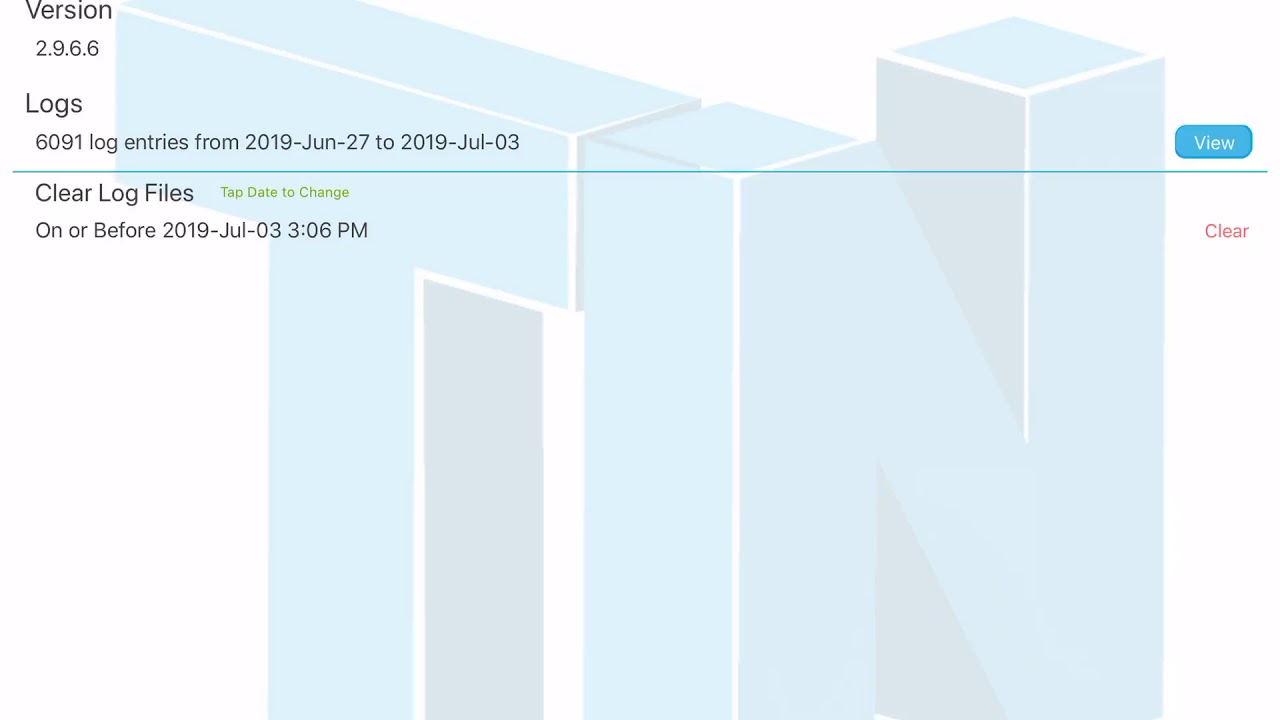 clear logs iPad - YouTube