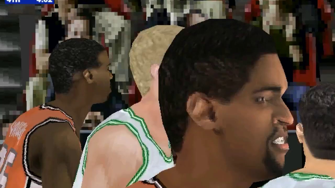 VS Boston Celtics 4th Quarter Game, NBA Live 2000 PC Superst level ...