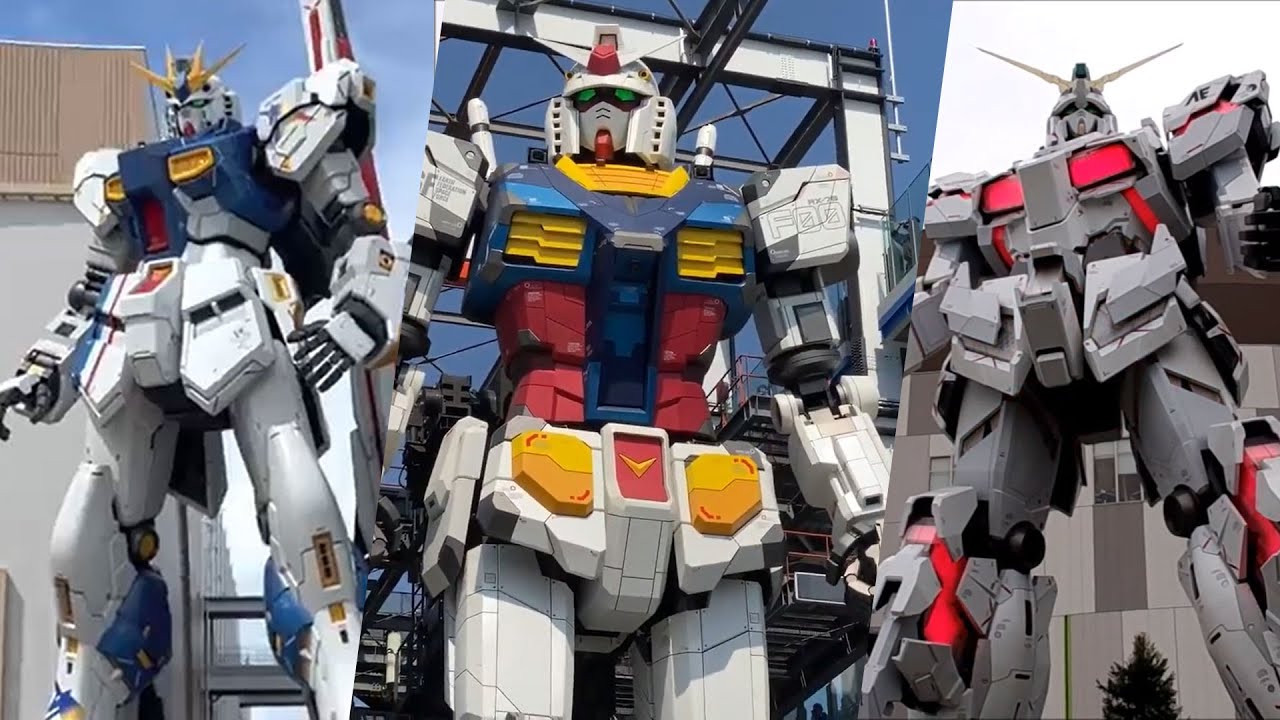 GUNDAM real size Robot in Japan - YouTube