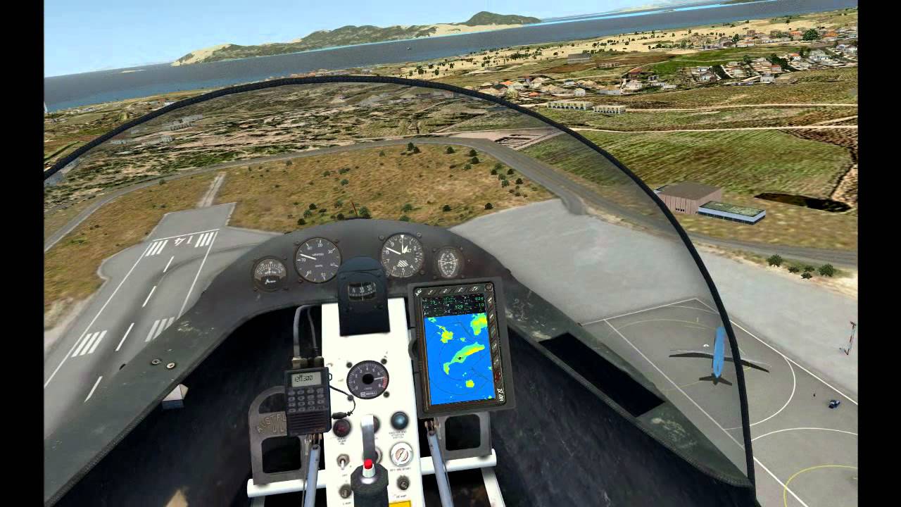 FSX ANTS Drifter Ultralight Over Kos Island Greece - YouTube