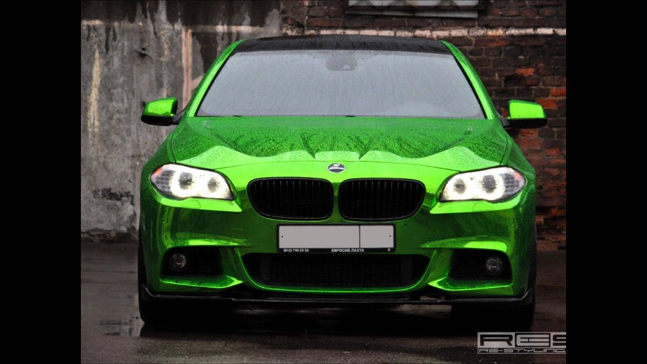 Bmw F10 Chrome Green Youtube 3747