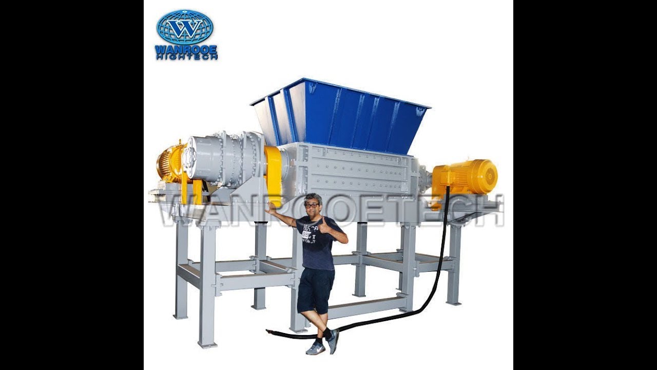 Plastic Barrel drum bottle containers shredder,Plastic Pallet Shredder ...