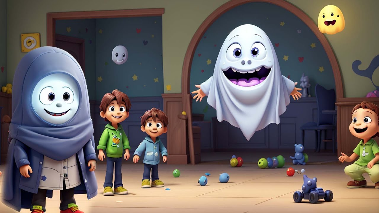 Ghostly Playtime | A Fun Song for Kids About a Friendly Ghost Friend ...
