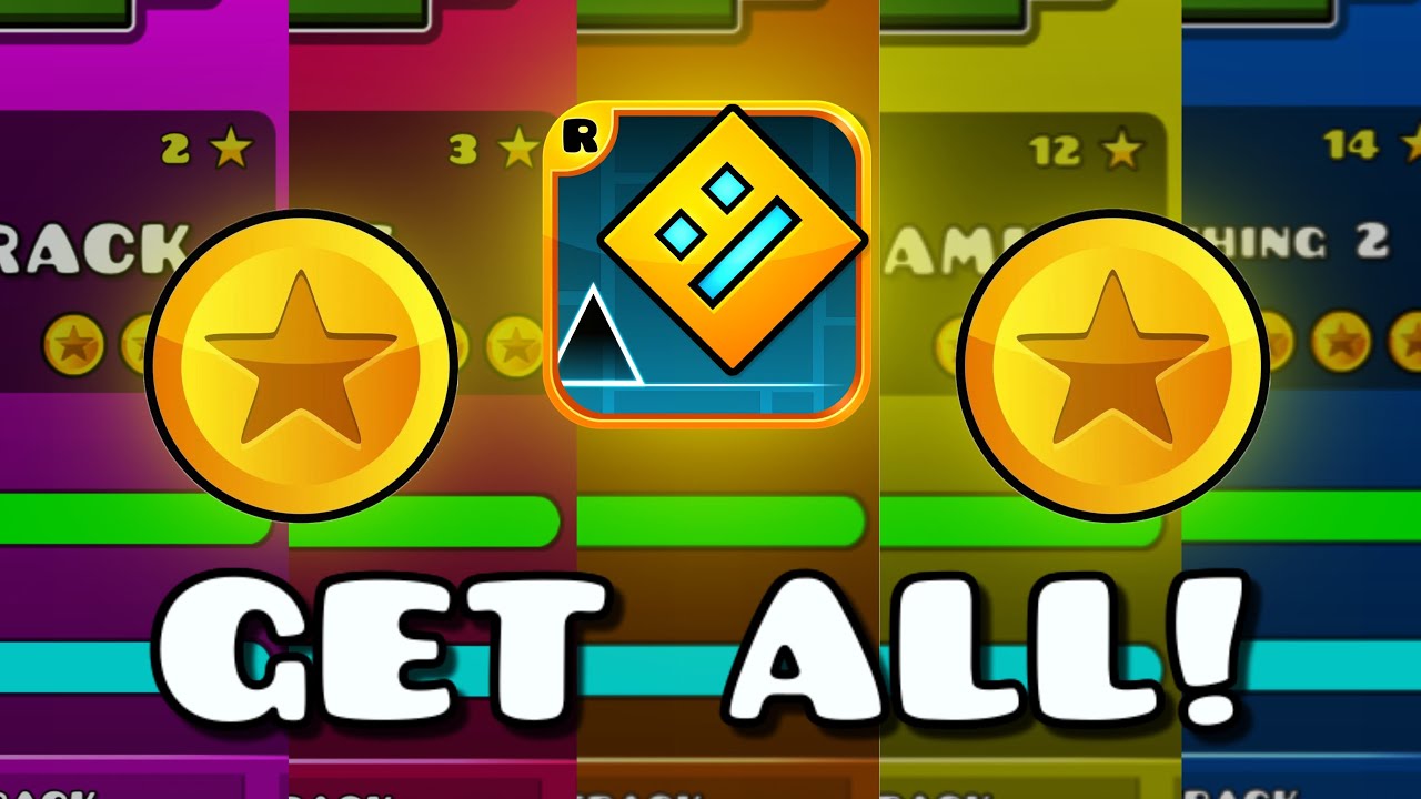 ALL Secret Coins in Geometry Dash Main Levels (Full Compilation) - YouTube