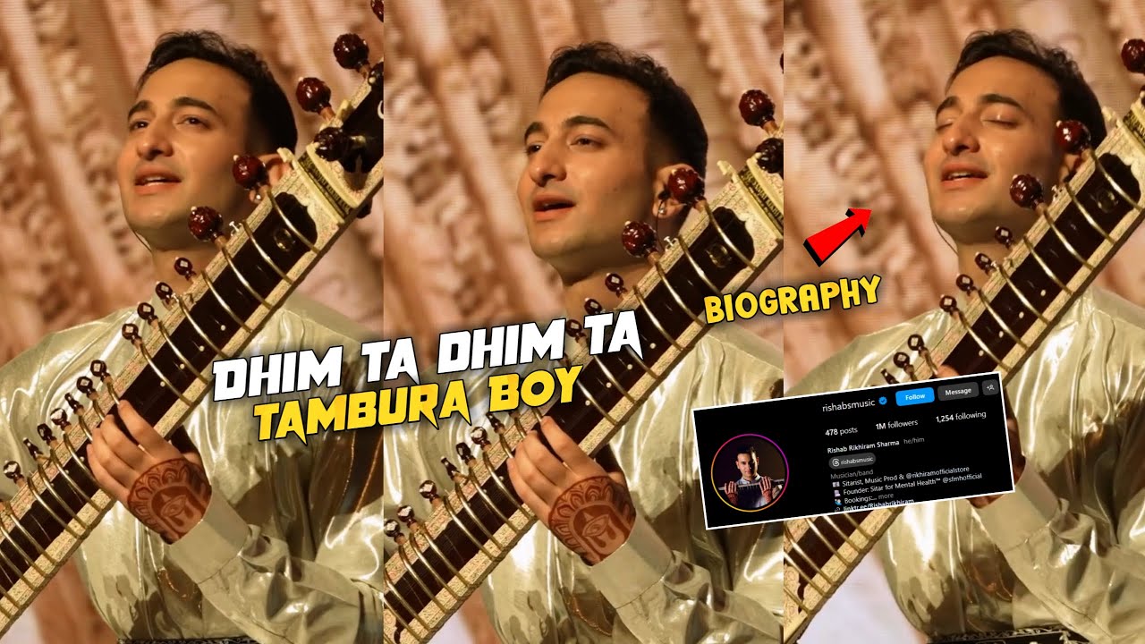 Dhim Ta Dhim ta tambura Boy Sitarist rishab sharma | rishabh rikhiram sharma Biography - YouTube