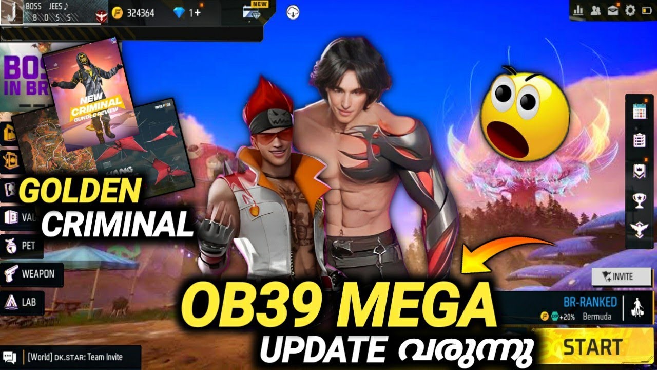 Ob39 Update New Changes Free Fire | Old Free Fire Return🤔 | Golden ...