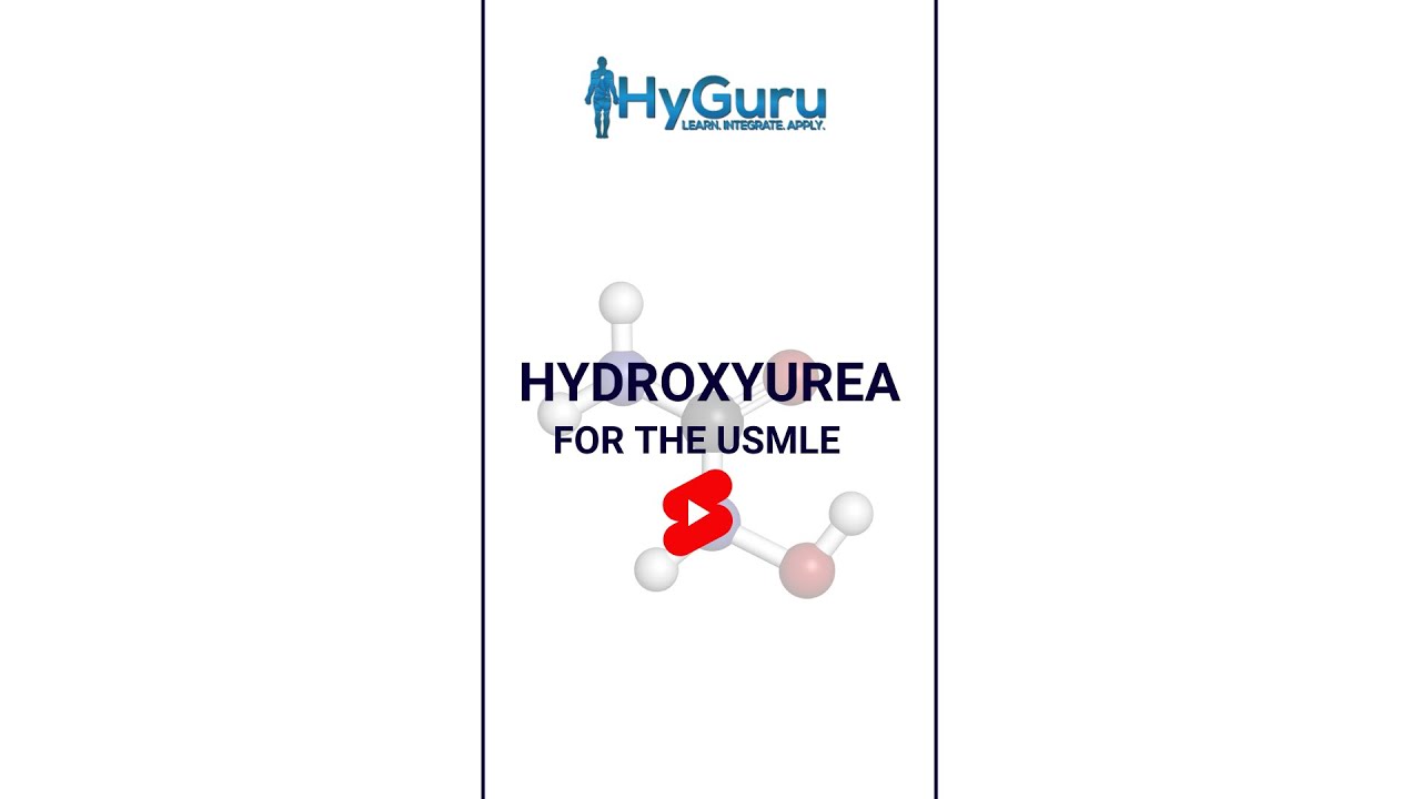 Hydroxyurea for the USMLE | HyGuru - YouTube