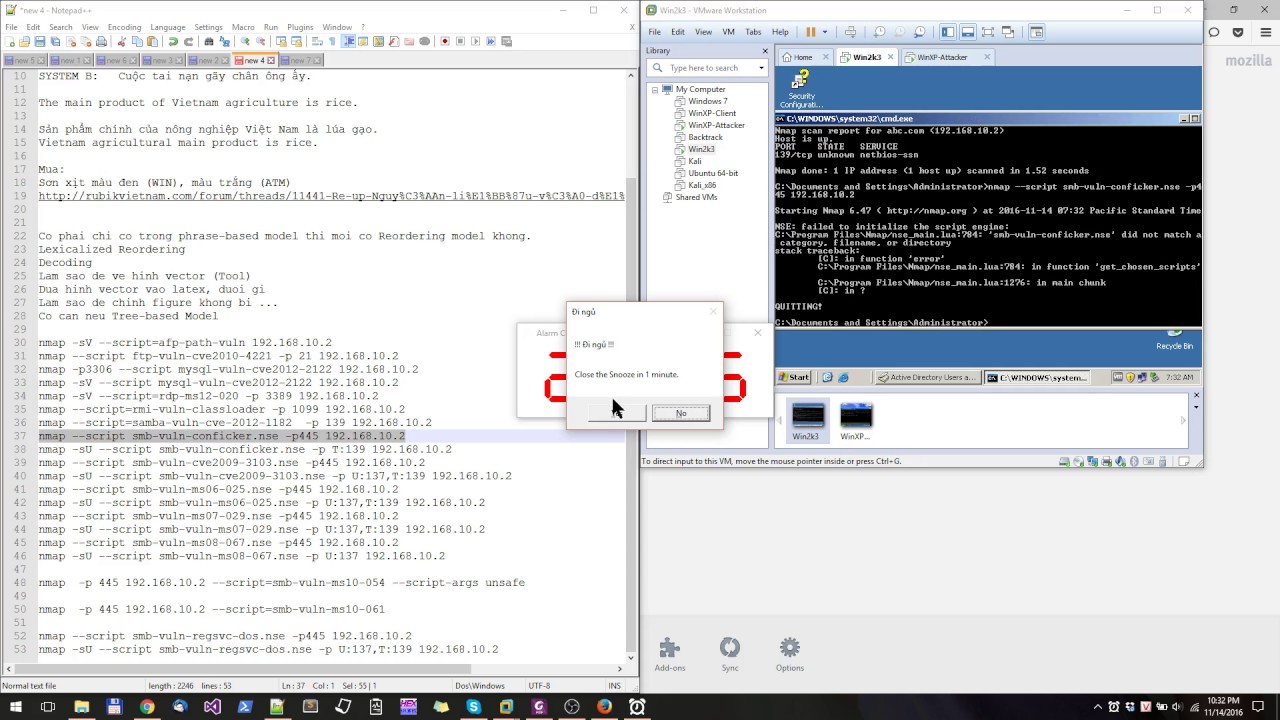 Using Nmap to scan OS vulnerability - YouTube