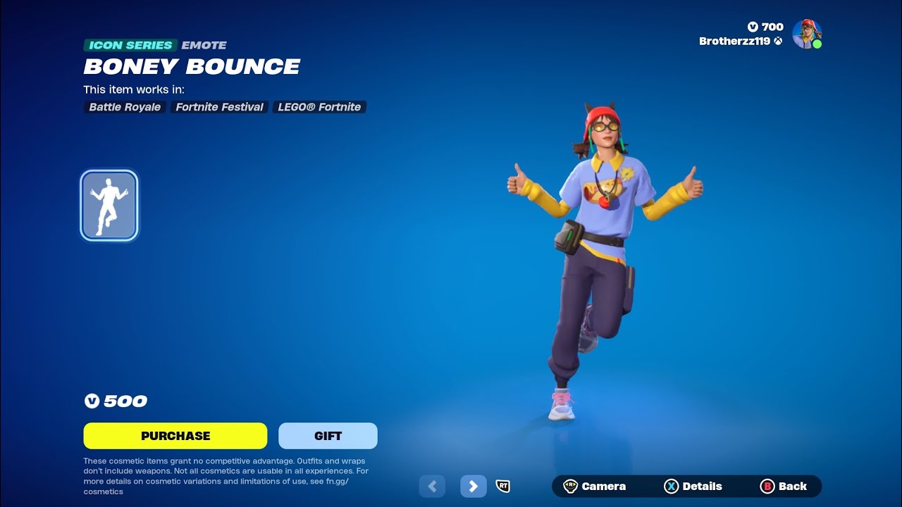 New "Boney Bounce" Emote!! |Fortnite Item Shop| (April 21, 2024) - YouTube