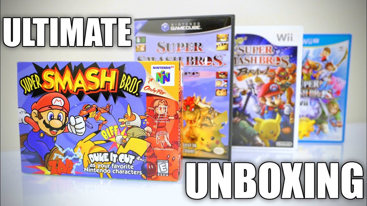 ULTIMATE Super Smash Bros ENTIRE SERIES UNBOXING [See What's Inside ...