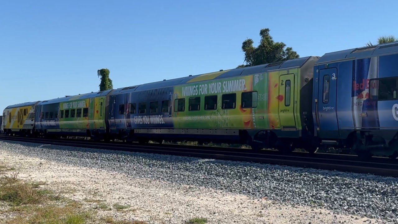 Brightline Orlando.com wrap and NEW Red Bull Rap train meet 4:33pm 4/12 ...