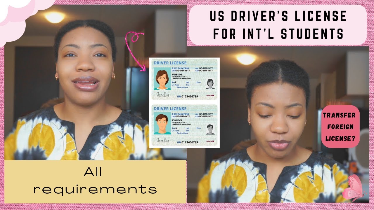 EASY way to get your US DRIVER’S LICENSE as an international student ...