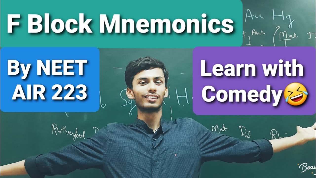 F Block Elements Learning Trick Funniest Mnemonics Ever By NEET f-block-elements-learning-trick-funniest-mnemonics-ever-by-neet