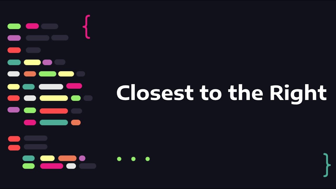 Codeforces Edu C Closest To The Right In Arabic Youtube