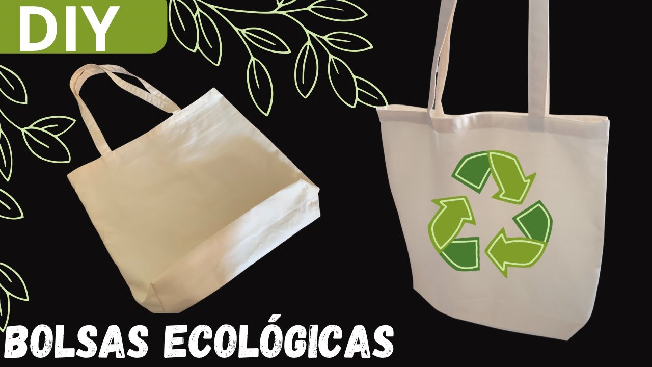 Cómo hacer una bolsa ecológica fácil y rápido ♻️ - YouTube