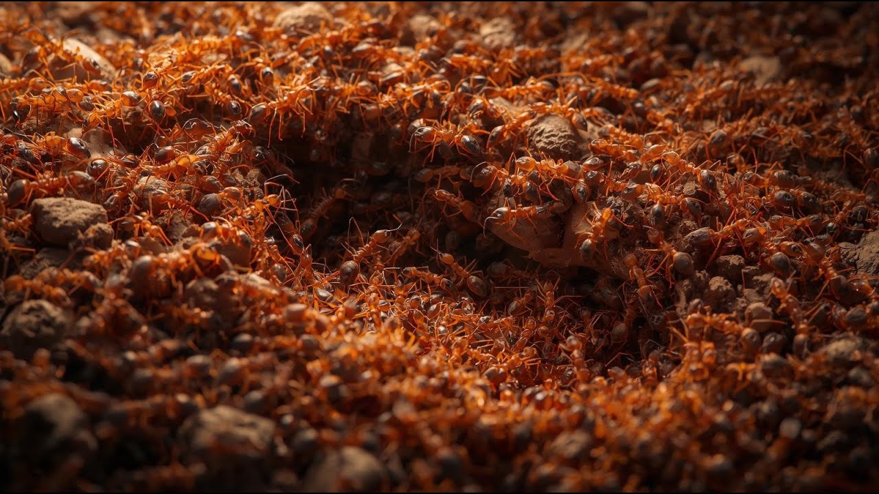 Fire Ants vs Pavement Ants: Ambush In The Rainforest - YouTube