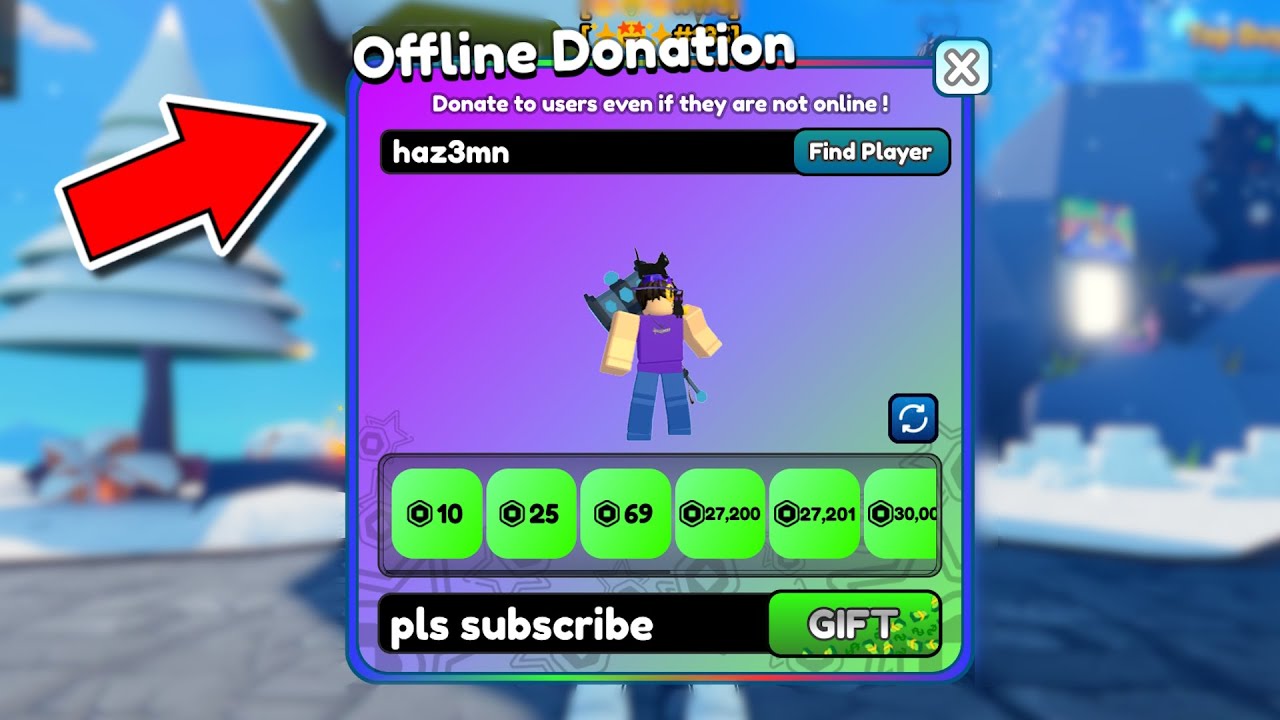 You Can Now OFFLINE DONATE Robux in PLS BUY ME! - YouTube