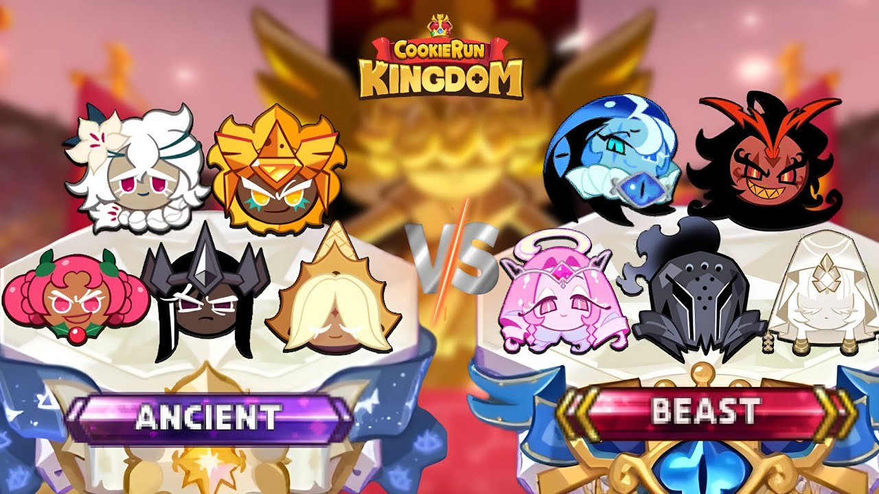 All Beasts vs All Ancient Cookies I Cookie Run: Kingdom - YouTube