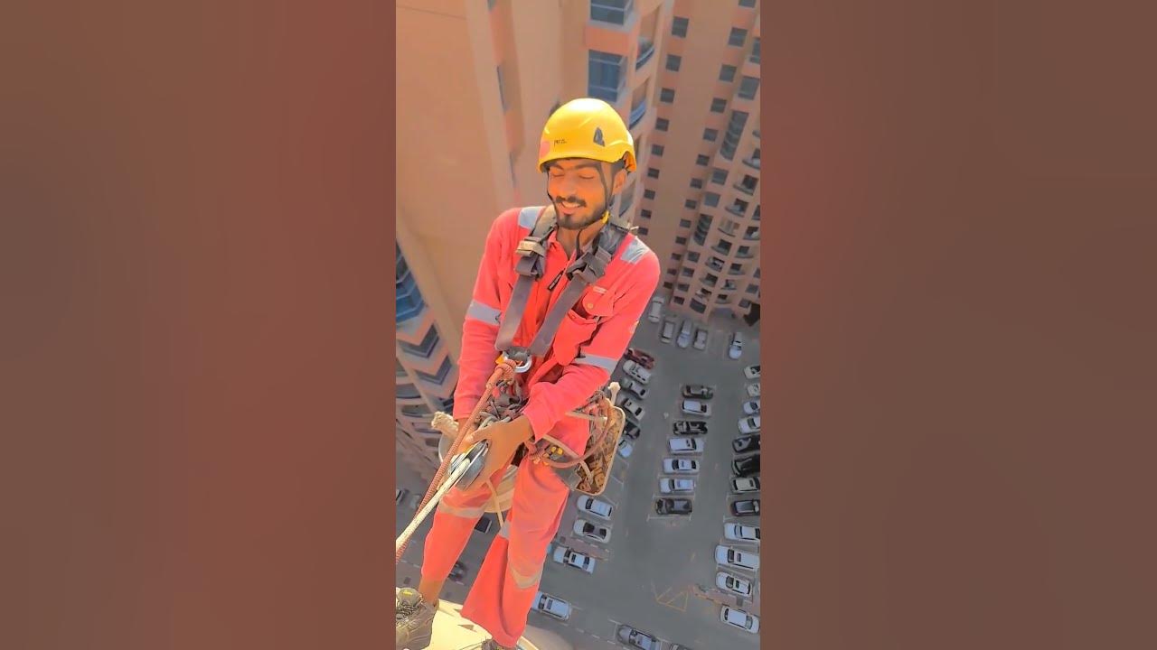 rope Access dangers work ️🥹💔 #youtube #ropeaccess #viral - YouTube