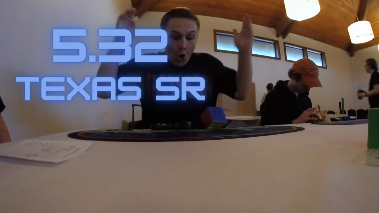 5.32 PR 3x3 single! Texas state record! - YouTube