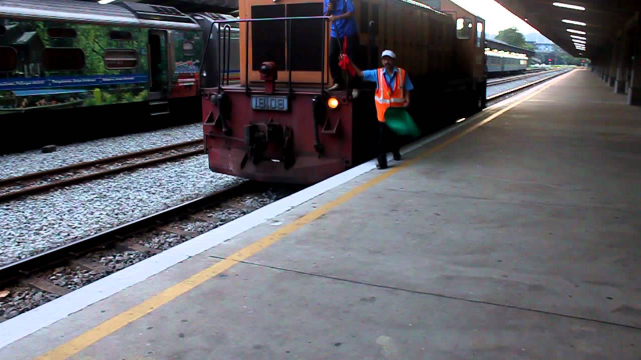 [KTM Intercity] Class 19 '19109' Shunter Coupling To Shuttle No. 91DN ...