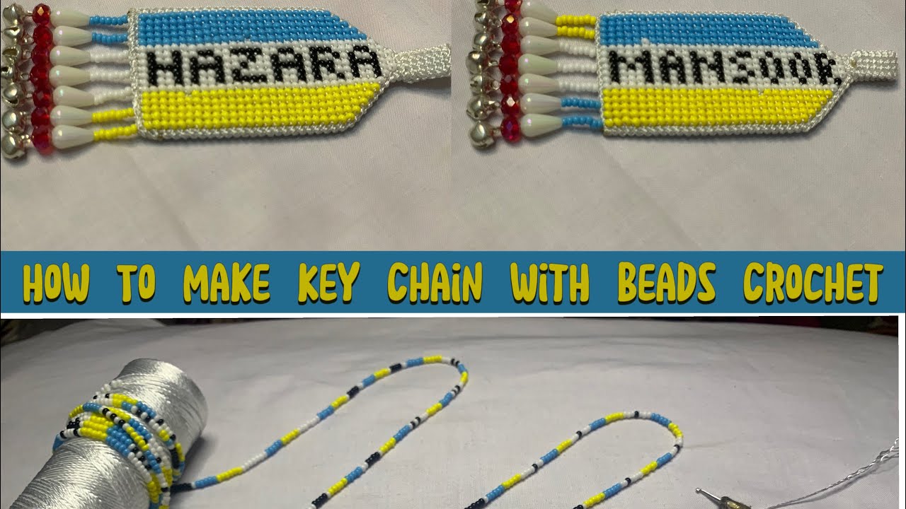 Pakistani key chain made of Seiko beads#foryou #foryoupage #fyp #beads ...