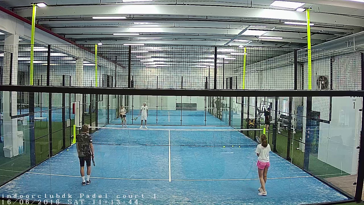 Indoorclub.dk Padelbane 1 16-06-2018 10:00-12:00 video 2/2 - YouTube
