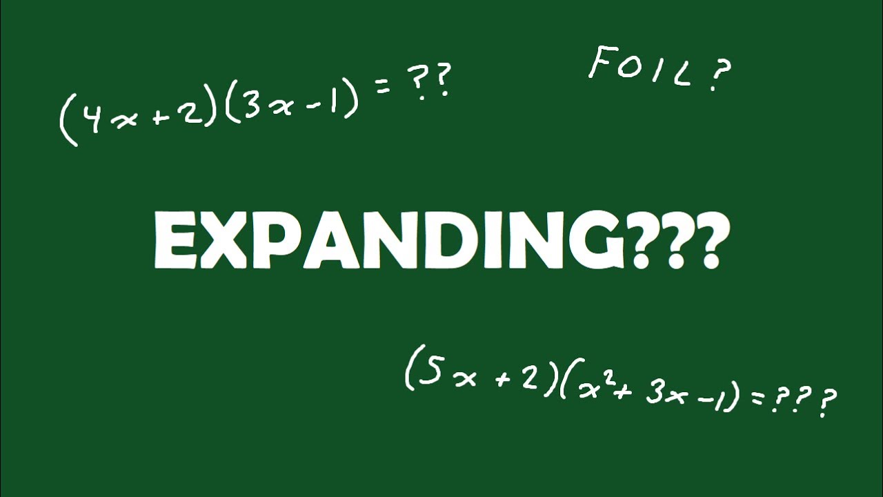 Expanding Polynomials and FOIL - YouTube