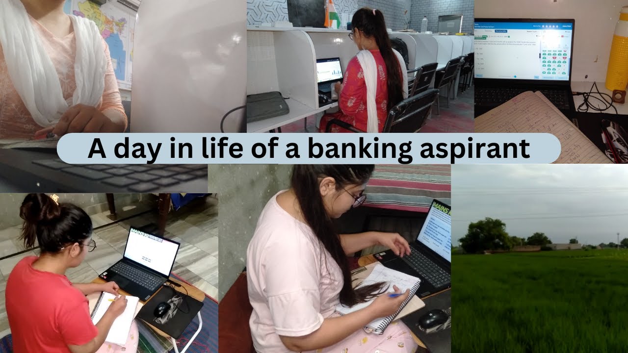 A day in life of a Banking Aspirant . My study routine . # ...